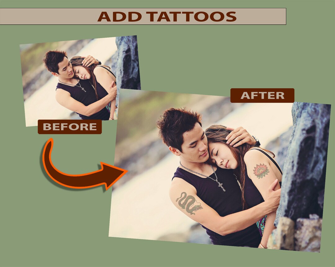 Photo Editing, Add Tattoos, Put on Tattoo, Alter Pictures, Add Graphic ...