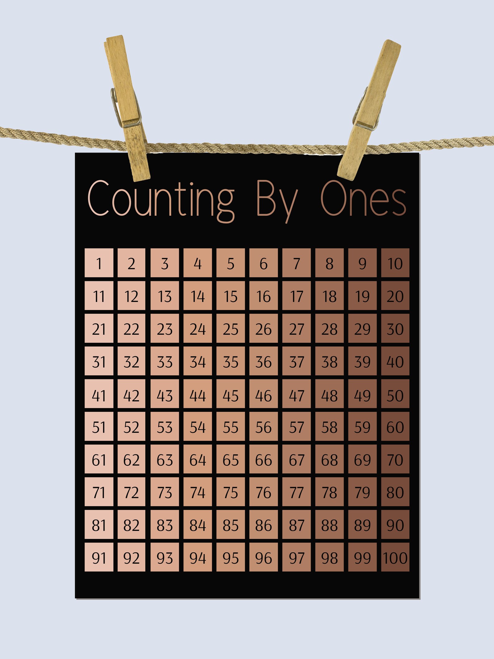 Counting by Printable Sheet Digital Download - Etsy