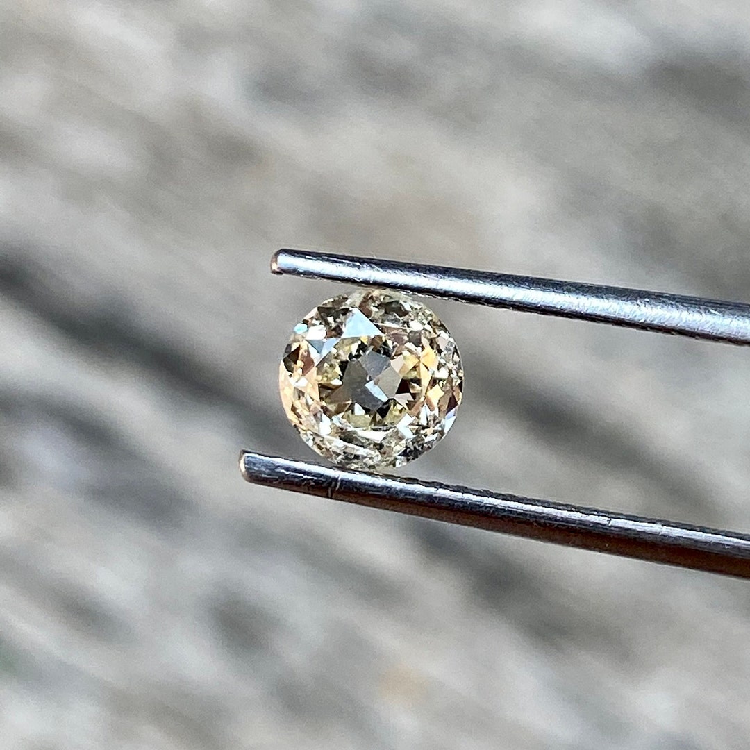 Natural Old Mine Cut Diamond Engagement Ring Old Cut Diamond Old Mine ...