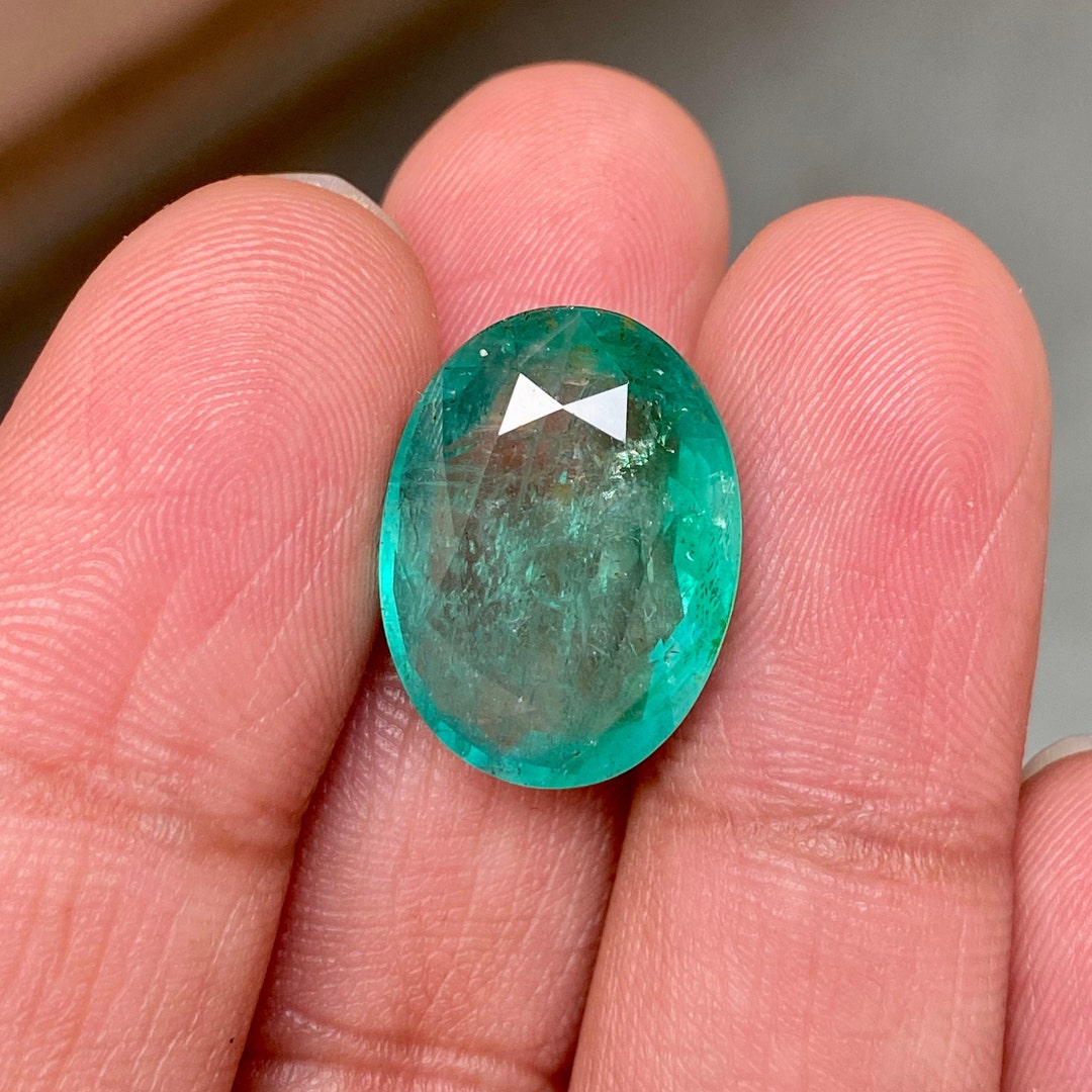 Oval Emerald stone for Ring emerald Gemstone for Emerald Pendant ...