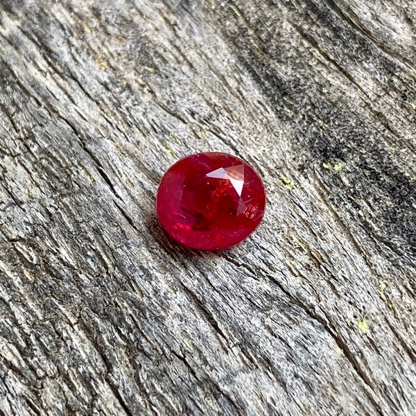 Burmese Natural Ruby Ring - Etsy