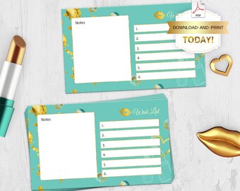 Wish list template | Etsy