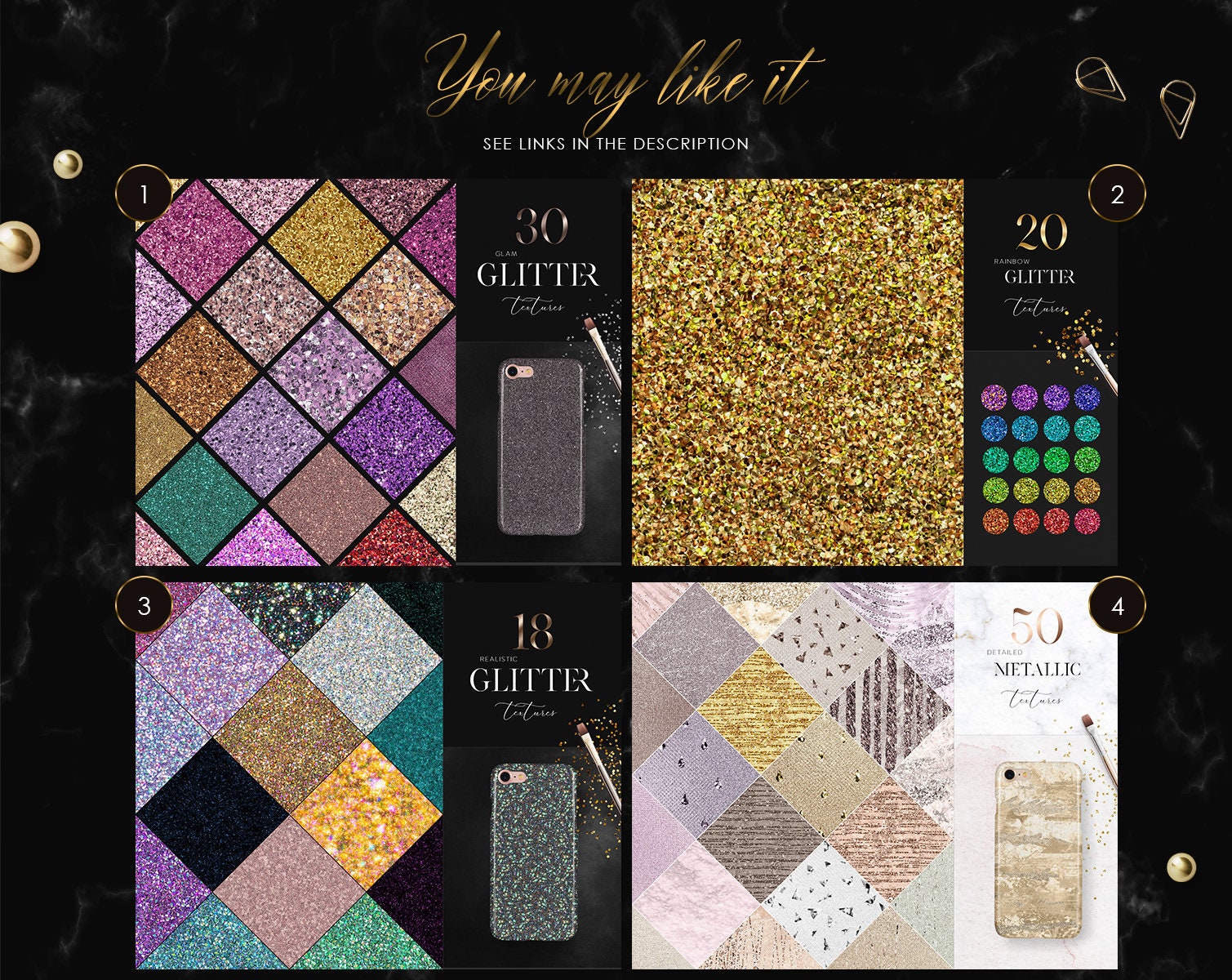 12 Cosmic Glitter Digital Paper Space Glitters Galaxy | Etsy