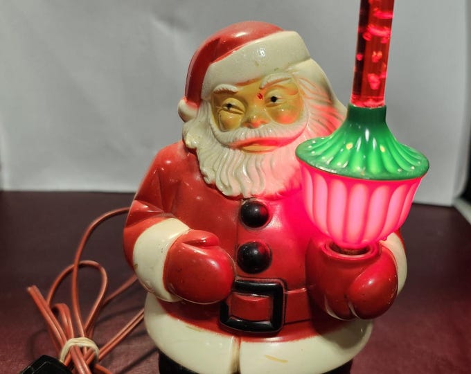 Vintage 1950's Royal Electric Christmas Santa Claus Holding C-7 Noma ...