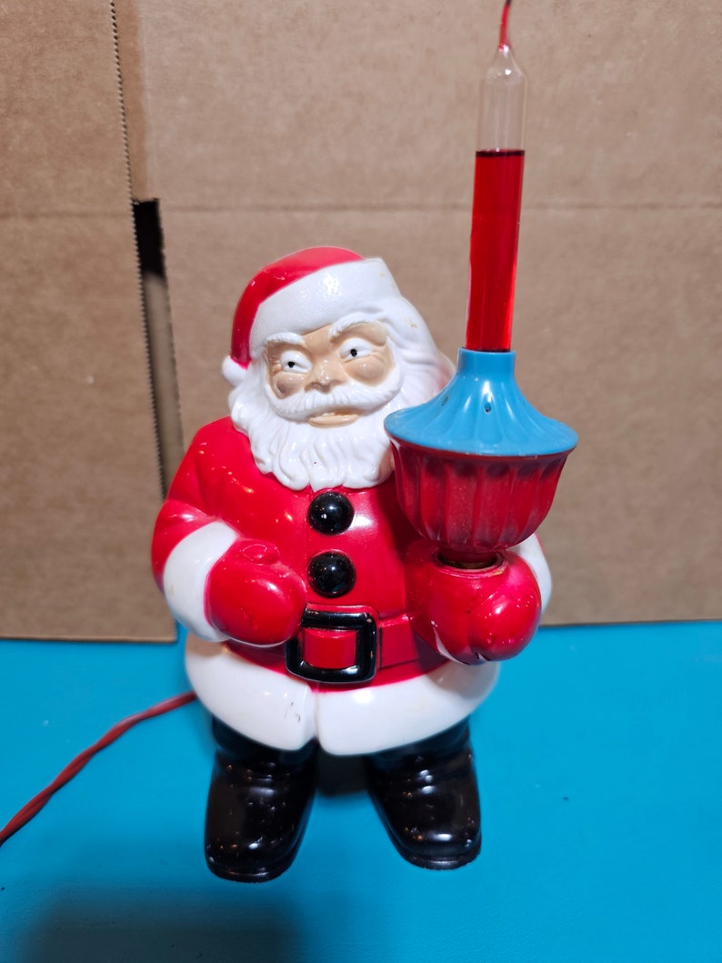 Vintage 1950's Royal Electric Christmas Santa Claus Holding C-7 Noma ...