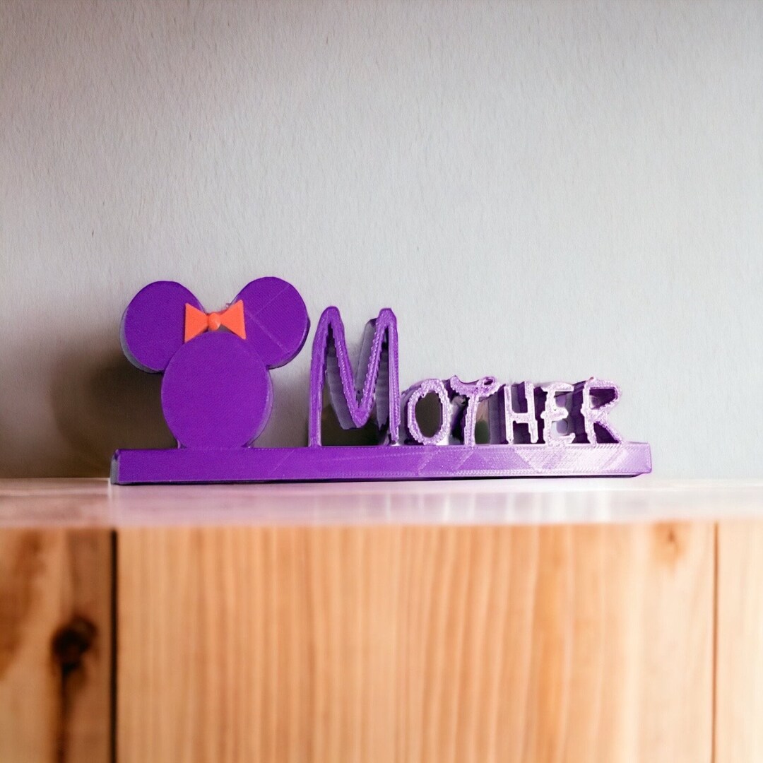 Custom Disney Inspired Nameplate With Mouse and Optional Bow ...
