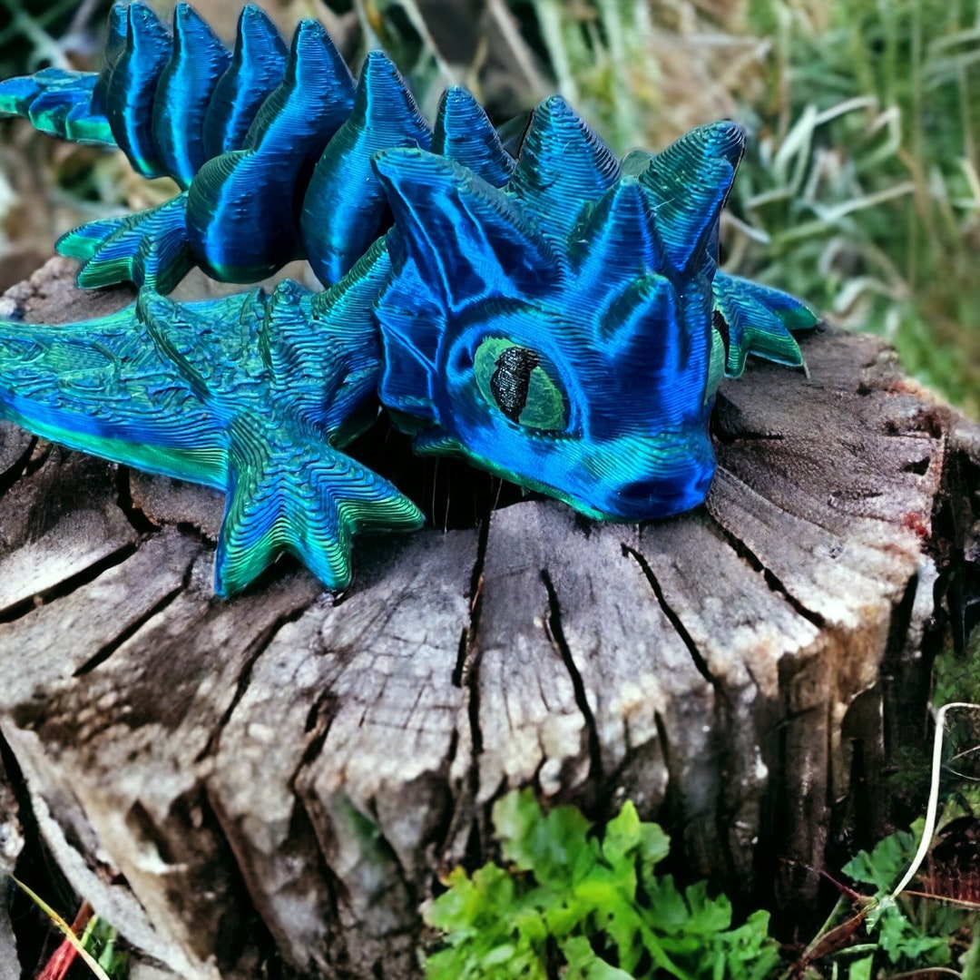 3D Mini Wyvern Dragon - Etsy