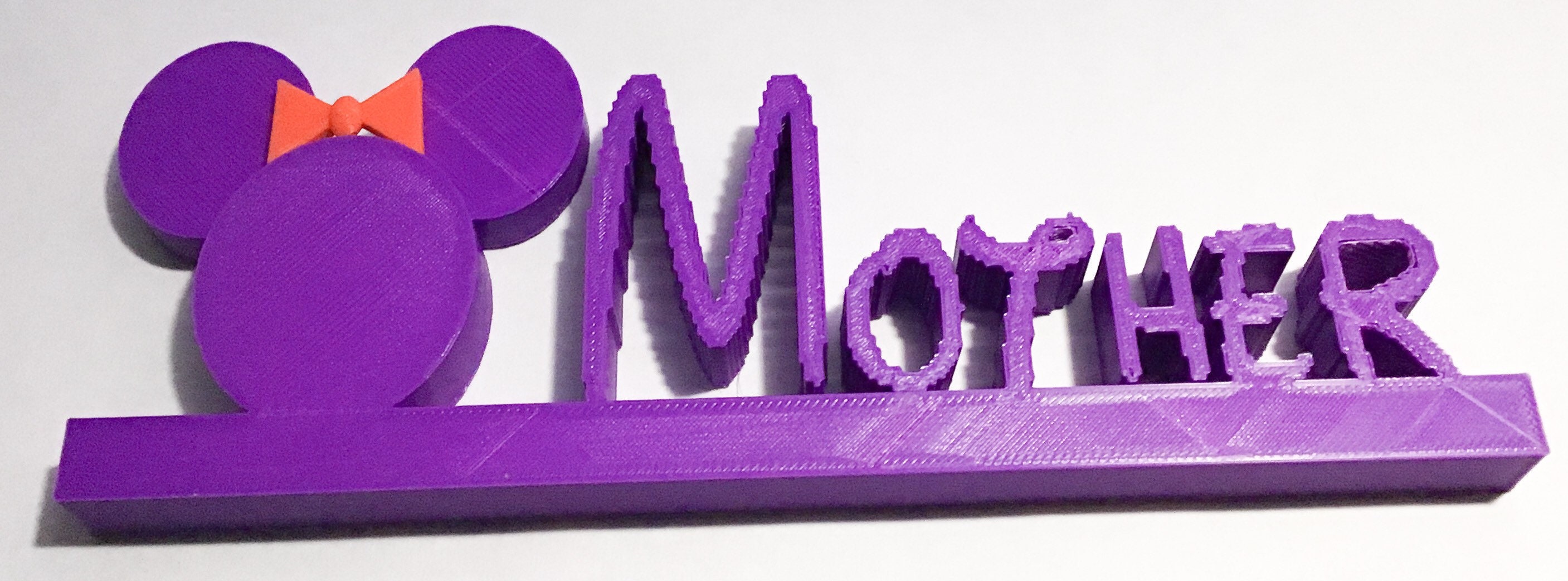 Custom Disney Inspired Nameplate With Mouse and Optional Bow - Etsy