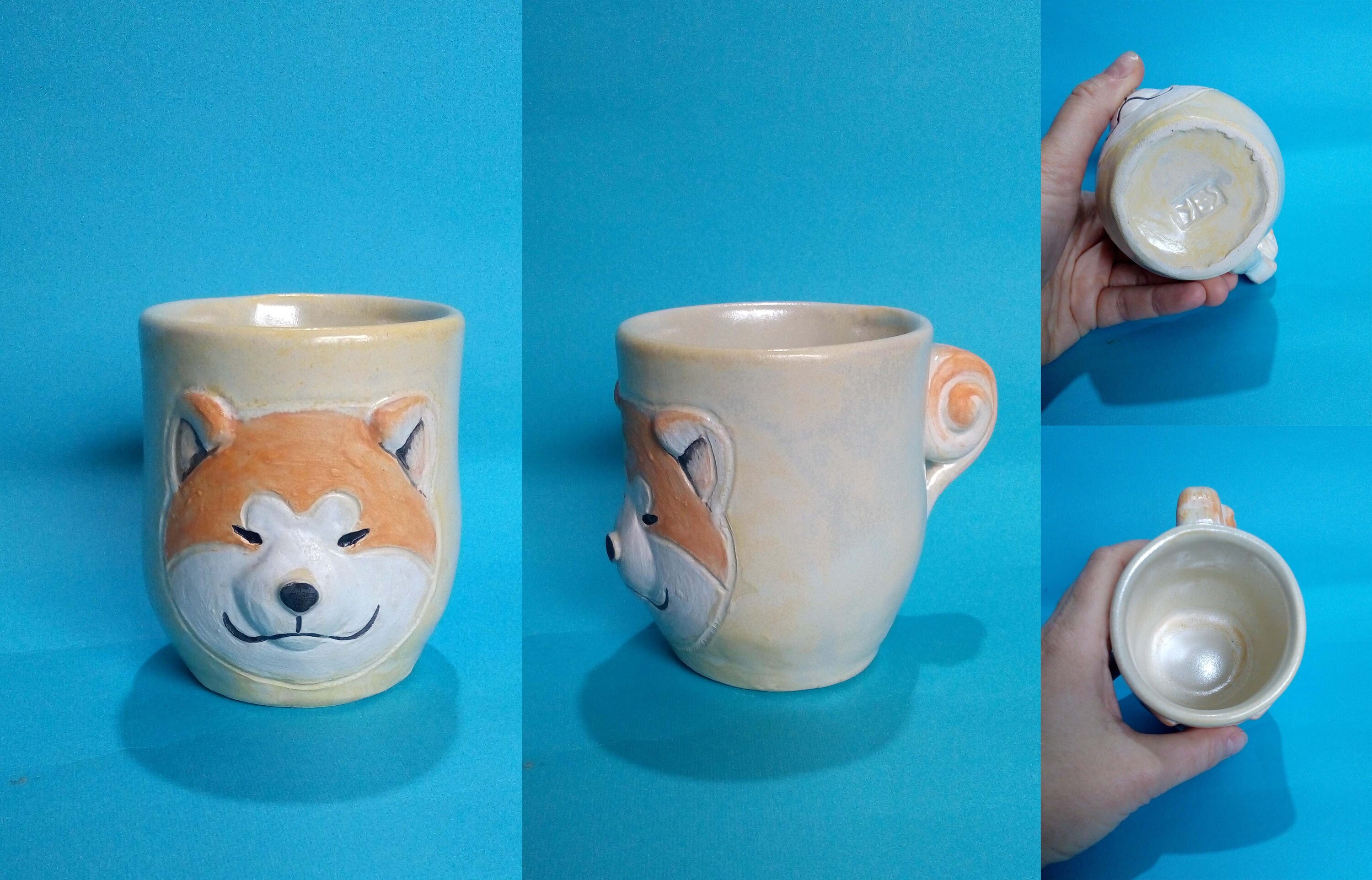 Akita Inu Mug Ceramic | Etsy