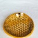 Honeycomb Ceramic Small Side Dish, Dessert & Snack Dish, Shallow ...