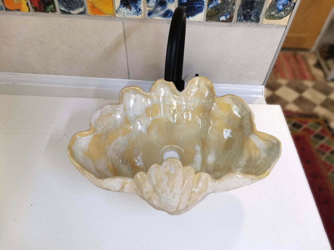 Giant Clam Shell Vessel Sink Ready to Ship3 Large Size One of a Kind ...
