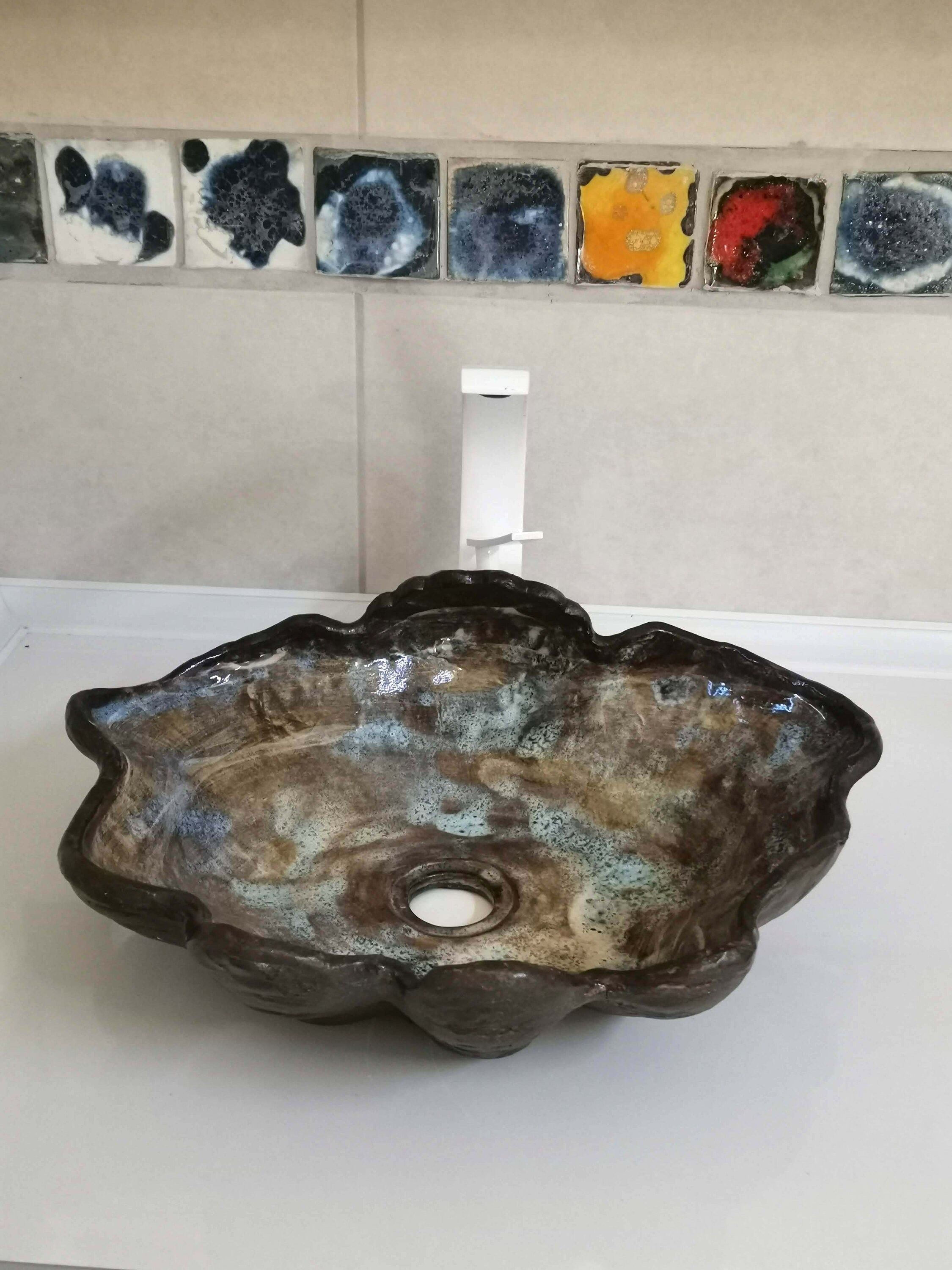 Giant Clam Shell Vessel Sink sea Foam Ready to Ship One of - Etsy