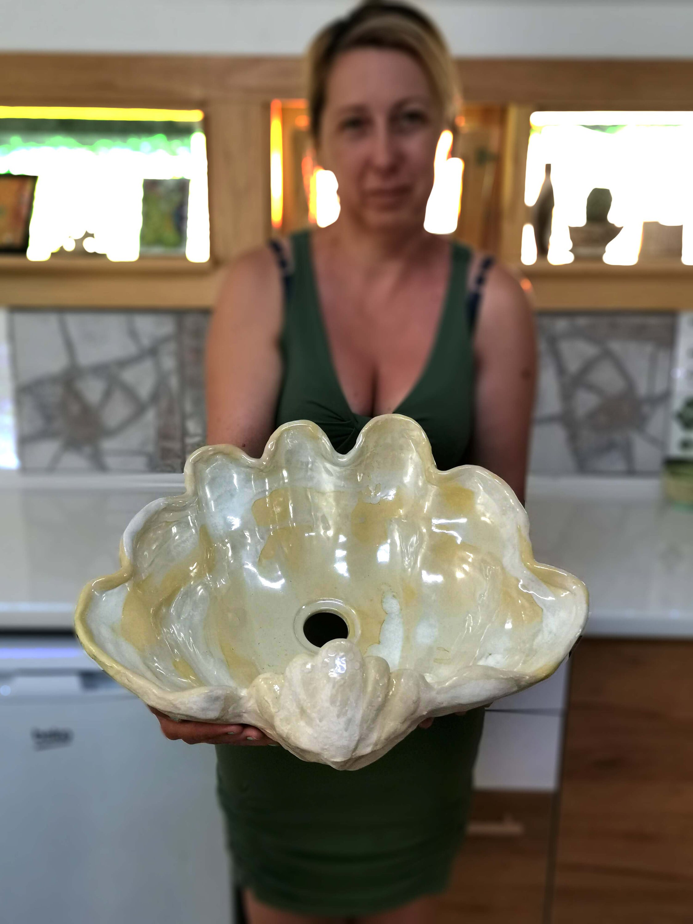 Giant Clam Shell Vessel Sink Ready to Ship3 Large Size - Etsy