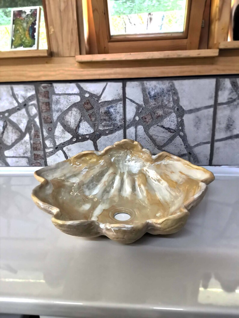 Giant Clam Shell Vessel Sink Ready to Ship3 Large Size - Etsy