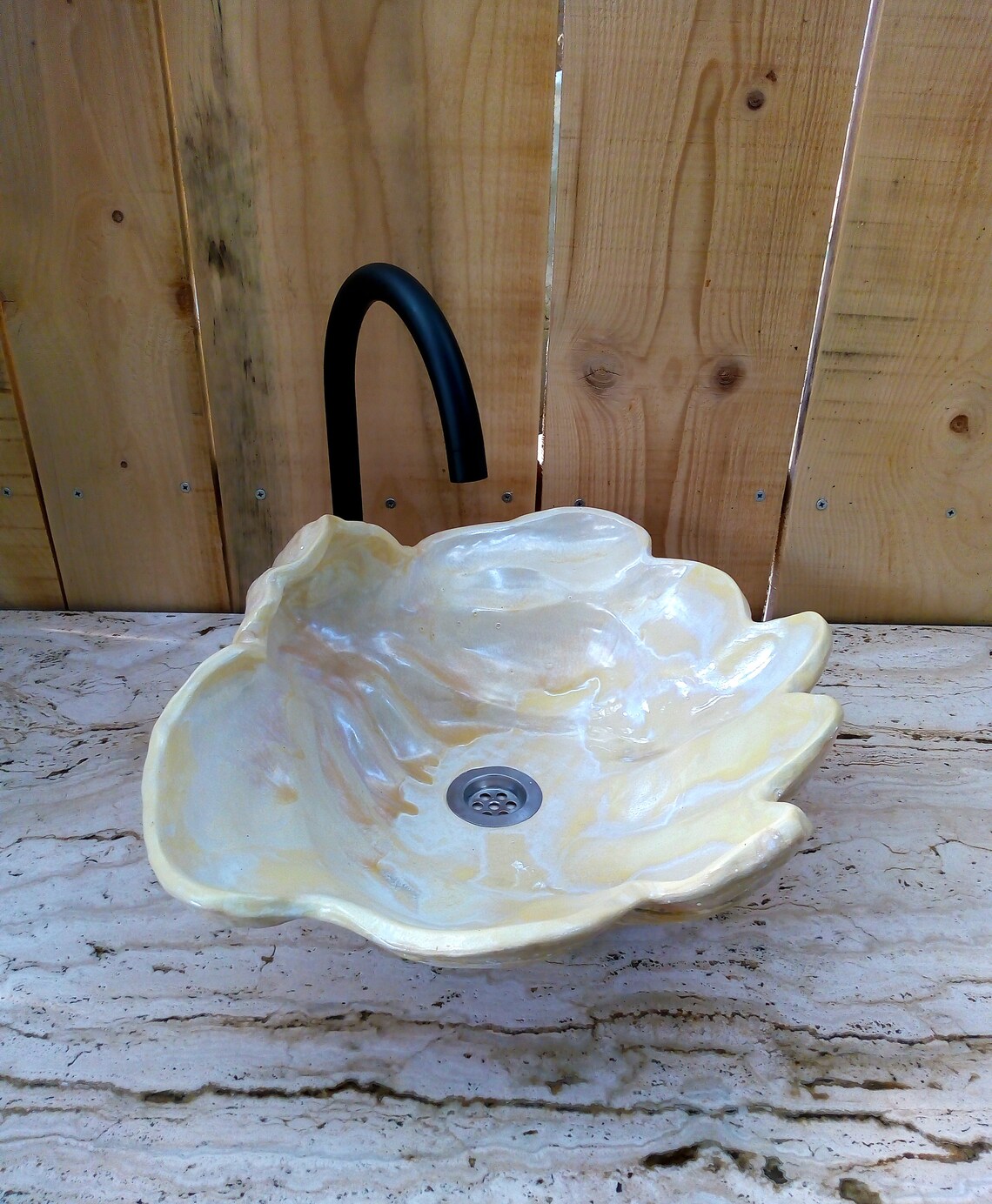 Giant Clam Shell Vessel Sink Made to Order Handmade Wash - Etsy