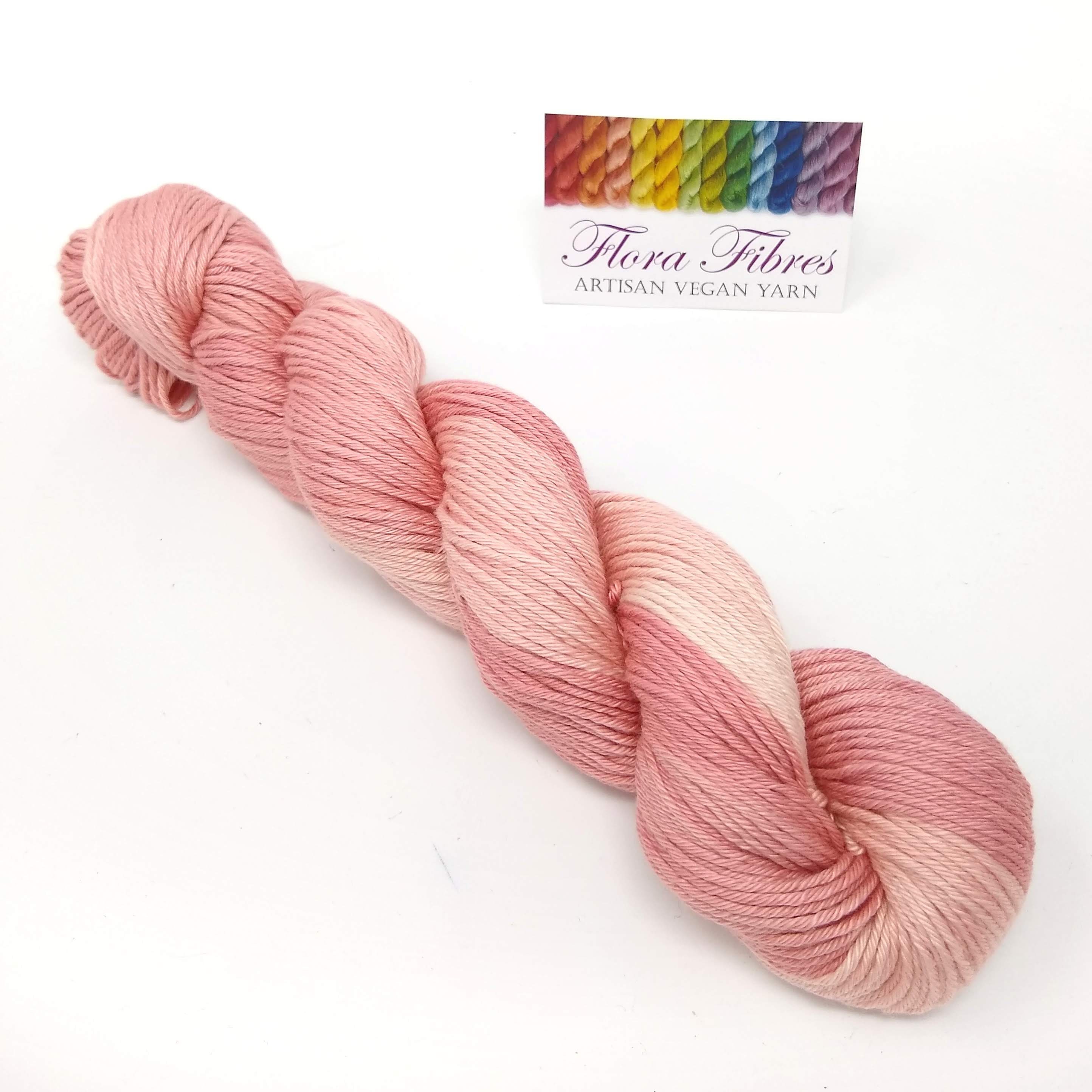 Pink ombre aran/worsted weight Pima cotton yarn naturally | Etsy