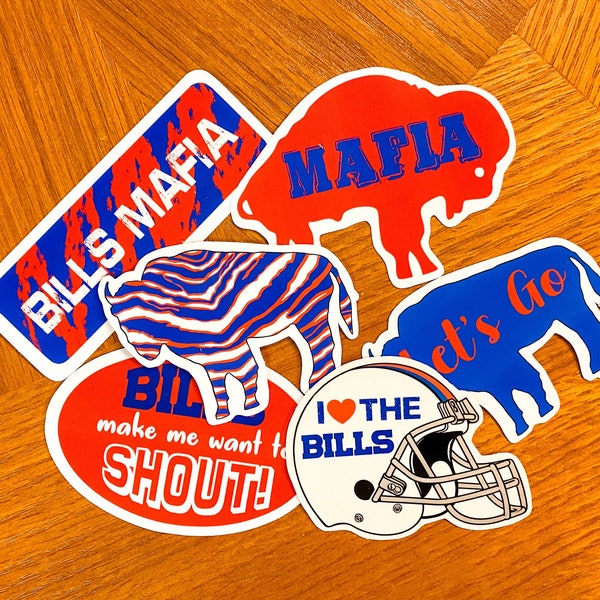 Buffalo Bills Stickers - Etsy