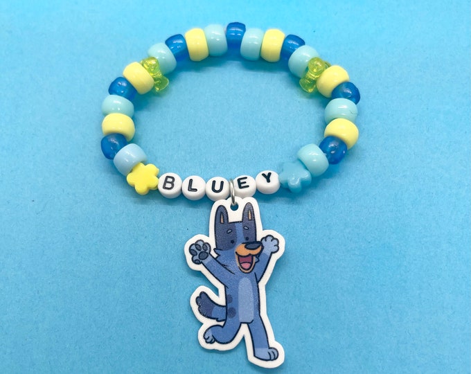 Bluey Kandi Bracelet - Etsy