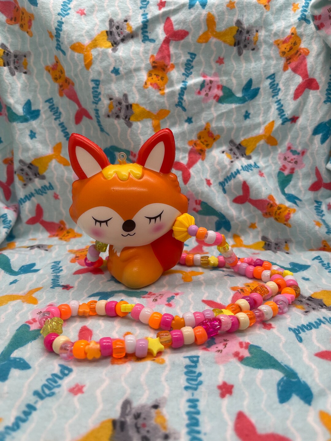 Fox Squishy Kandi Necklace - Etsy