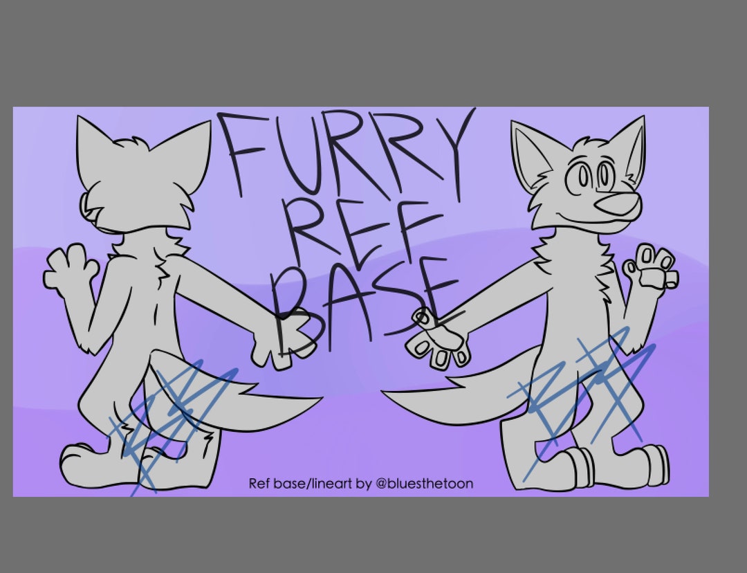Canine Furry Reference Base (PTU) - Etsy