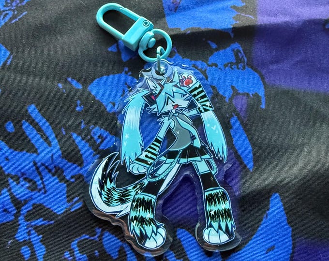 Furry Hatsune Miku Keychain - Etsy
