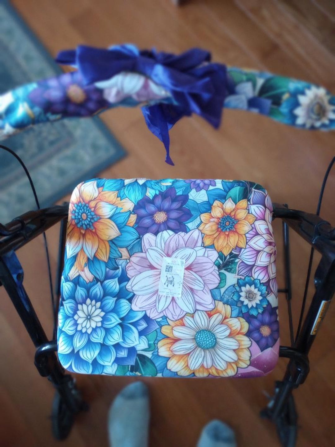 Rebecca's Custom Designed Rollator Walker Seat and Backrest Covers With ...