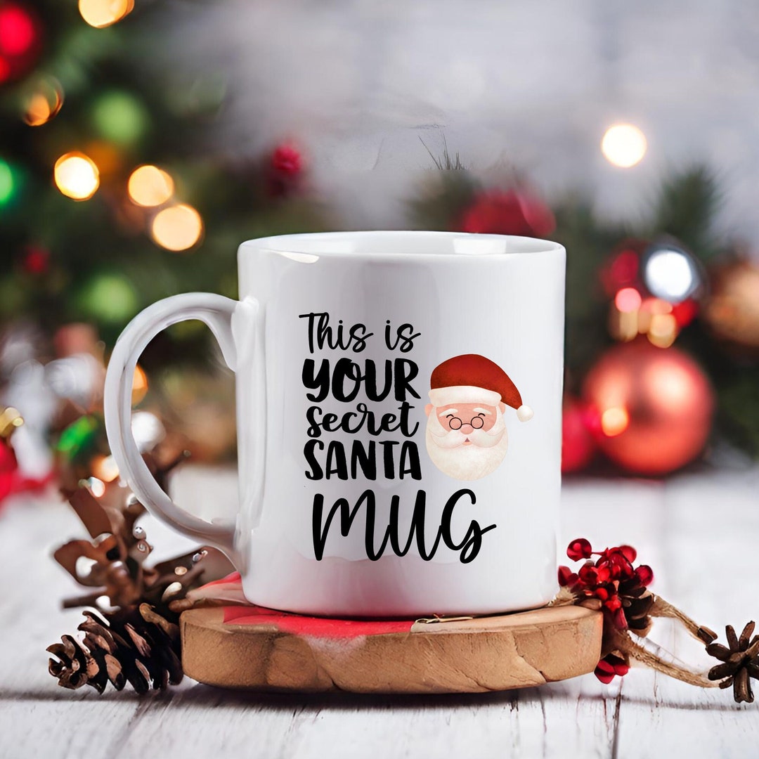 Personalised Christmas Mug Secret Santa This is Your Secret Santa Mug ...