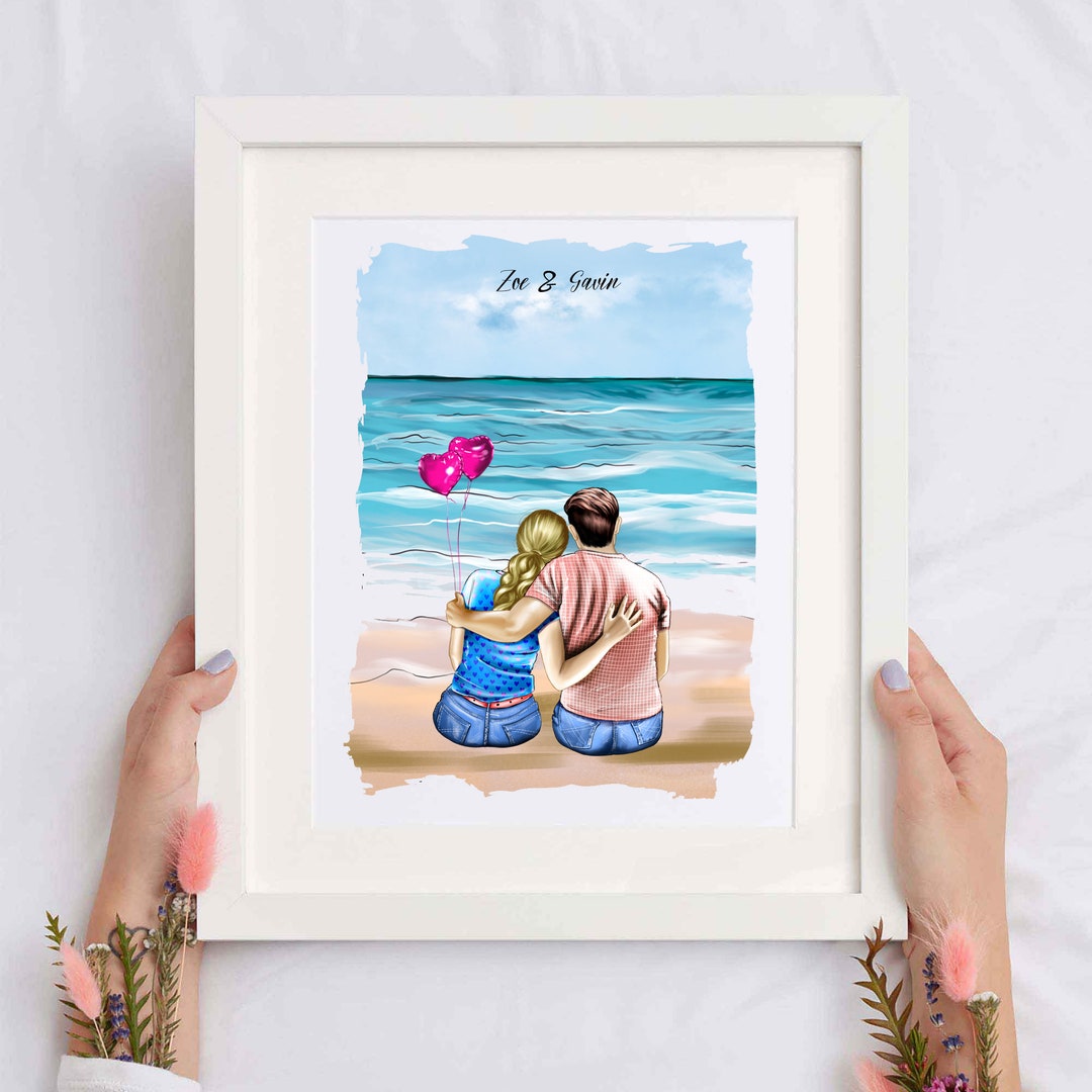 Personalised Family Gift Box Frame Couple Family of Two Friendship Gift ...