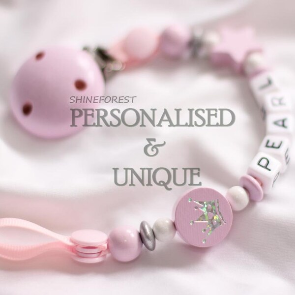 Pink Pacifier - Etsy