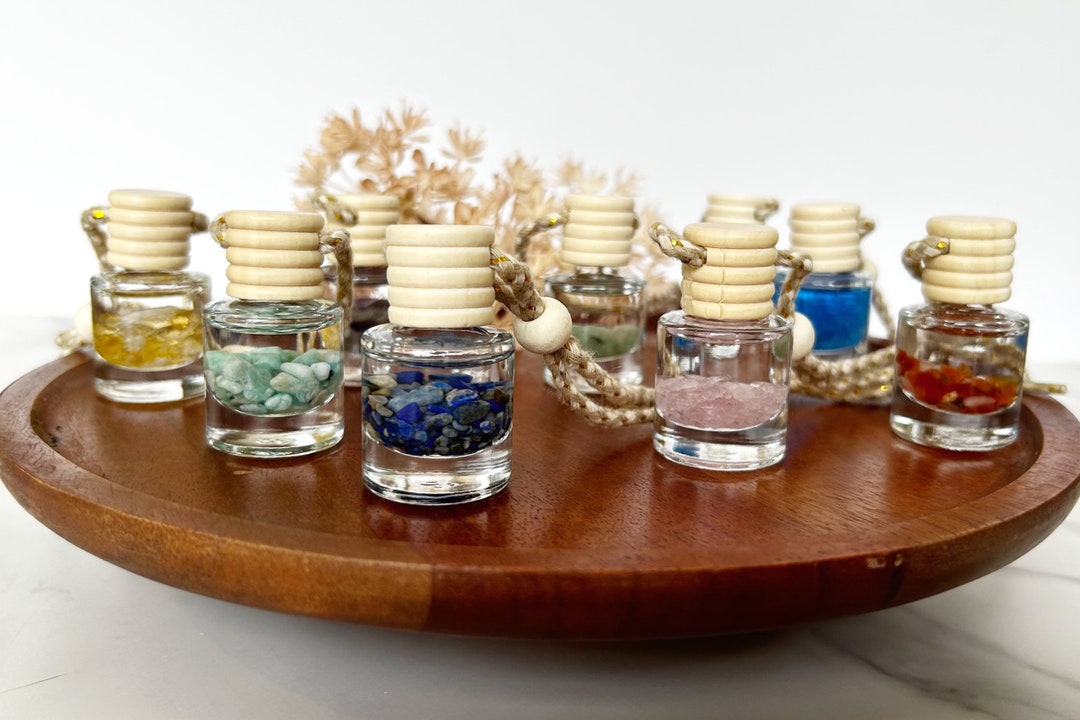 Hanging Crystals Car Oil Diffuser, Car Freshies, Cute Car Decor, 9 ...