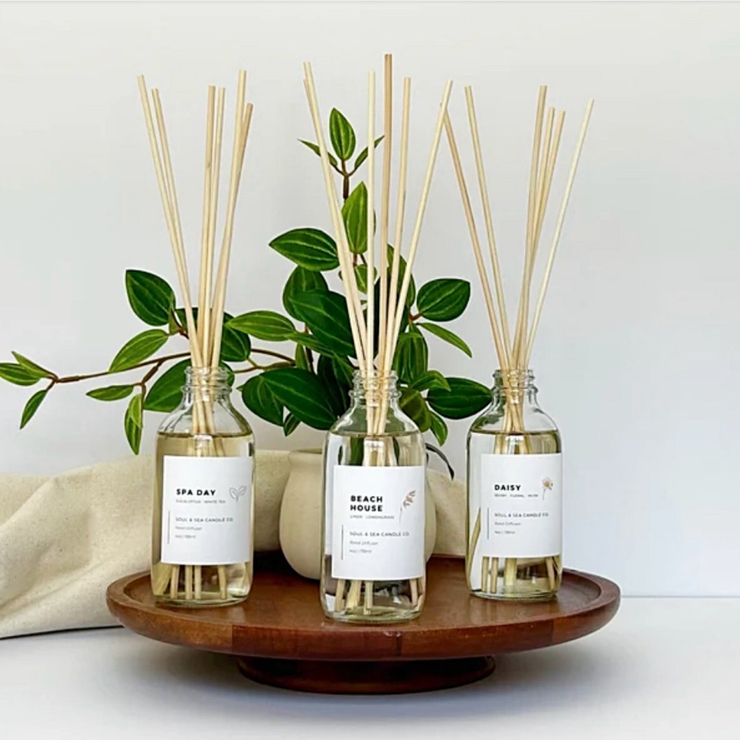 Beach House & Spa Day Reed Diffuser: Aromatherapy Home Fragrance - Etsy