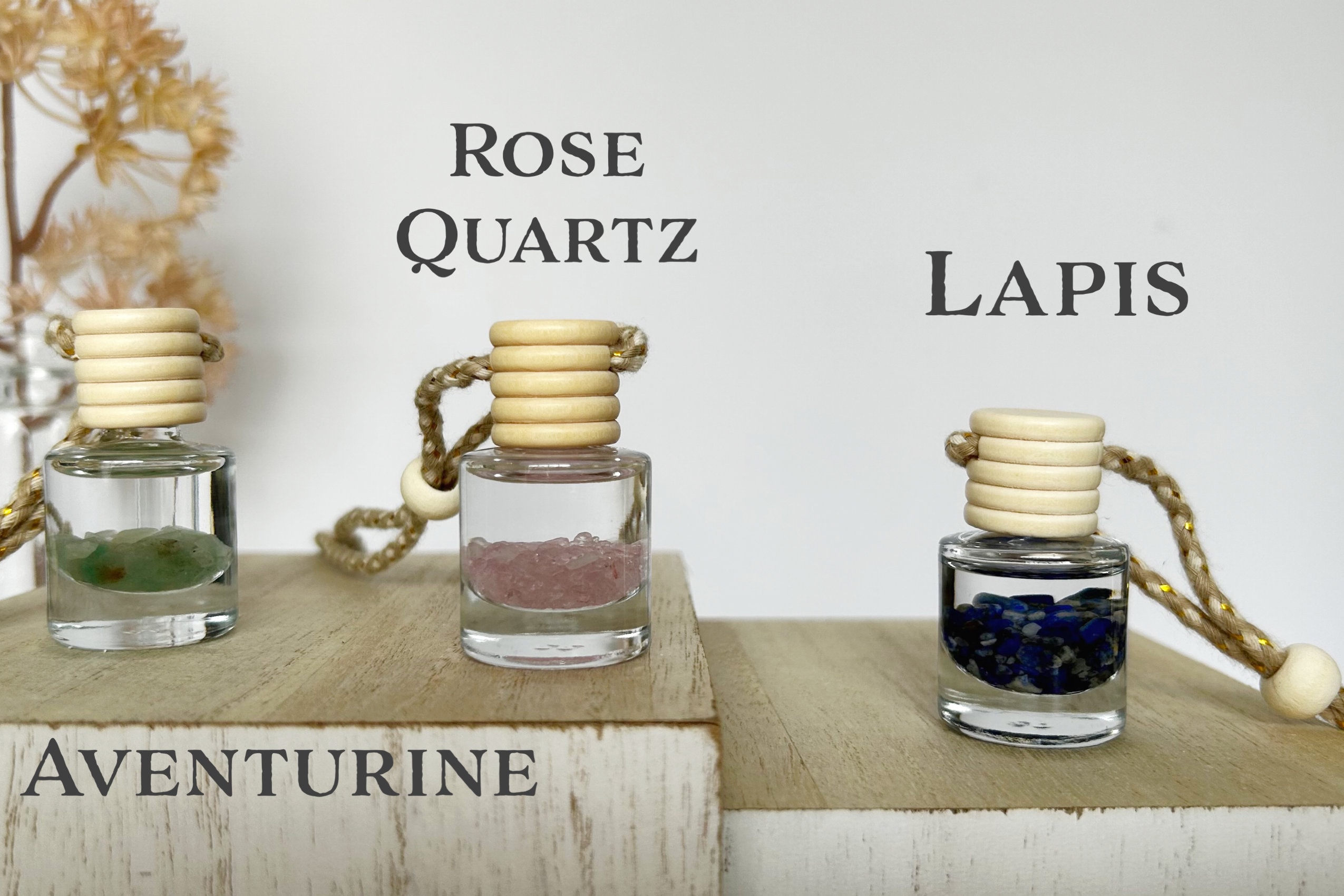 Hanging Crystals Car Oil Diffuser, Car Freshies, Cute Car Decor, 9 ...