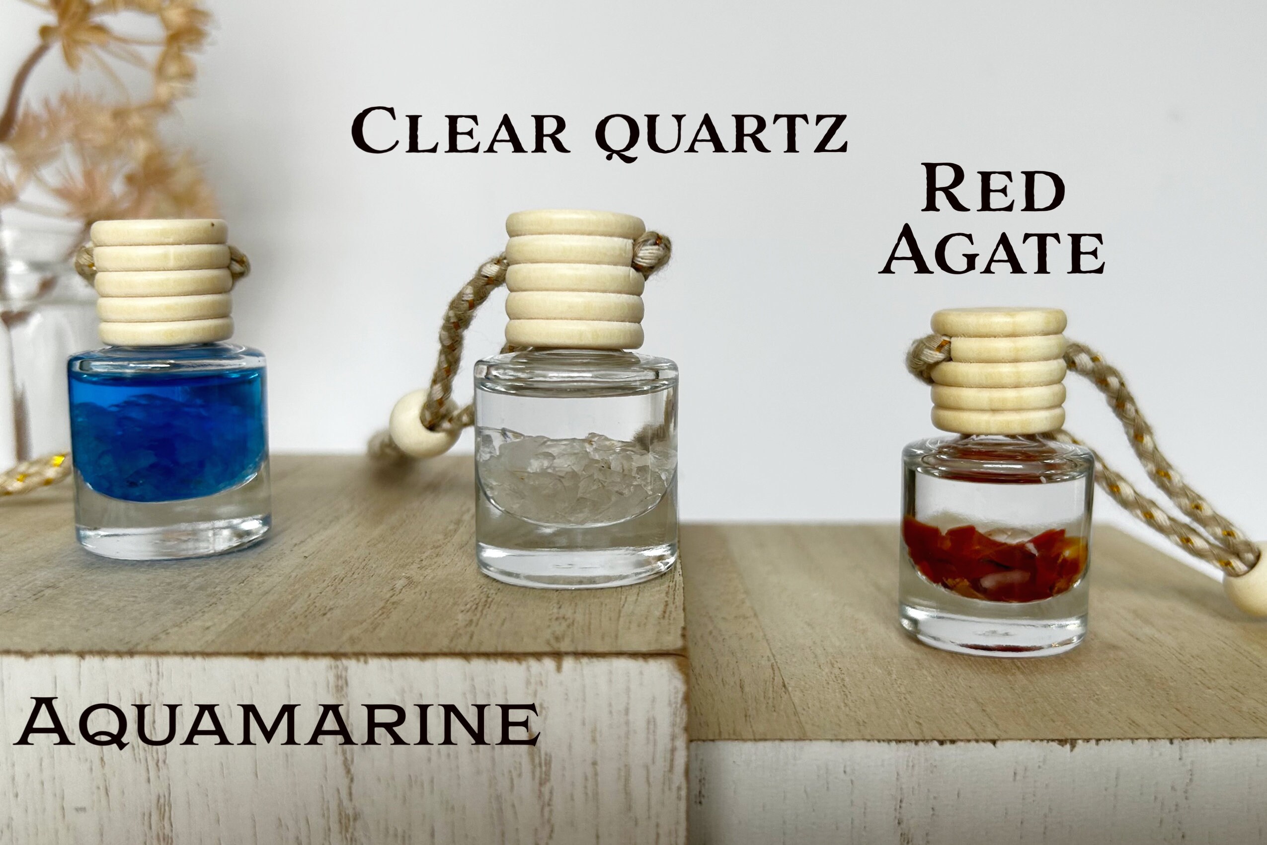 Hanging Crystals Car Oil Diffuser, Car Freshies, Cute Car Decor, 9 ...