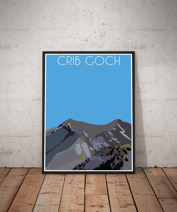 Crib Goch Welsh 3000's Poster Print - Etsy