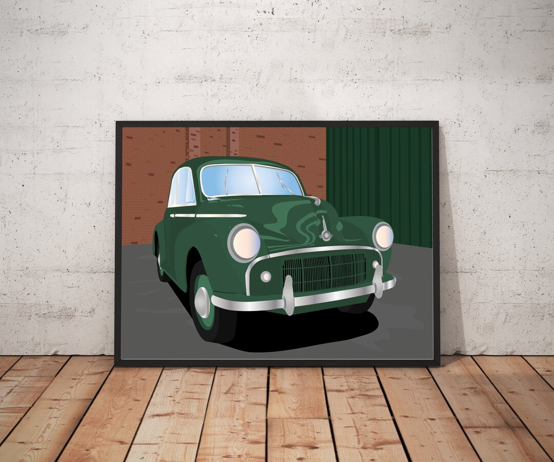 Morris Minor Normal Version Art Print - Etsy