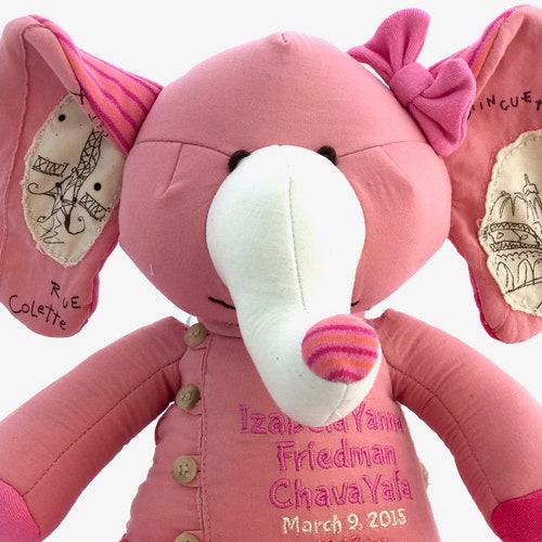 Keepsake Stuffed Elephant Made Out of Your Favorite Baby or | Etsy
