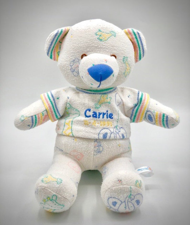 Stuffed Memory Boy Bear Made Out of Your Baby's Newborn - Etsy