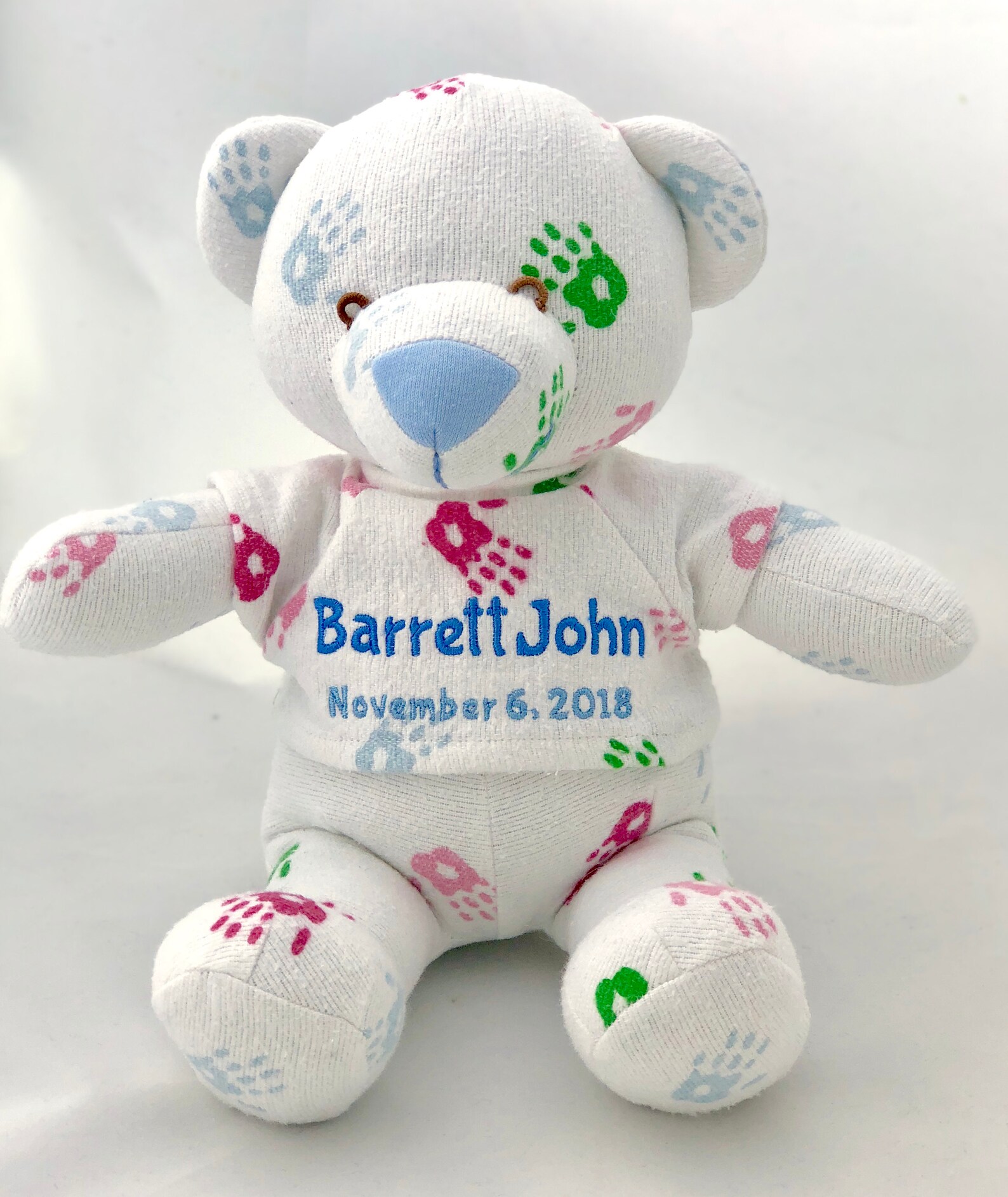 Stuffed Memory Boy Bear Made Out of Your Baby's Newborn - Etsy