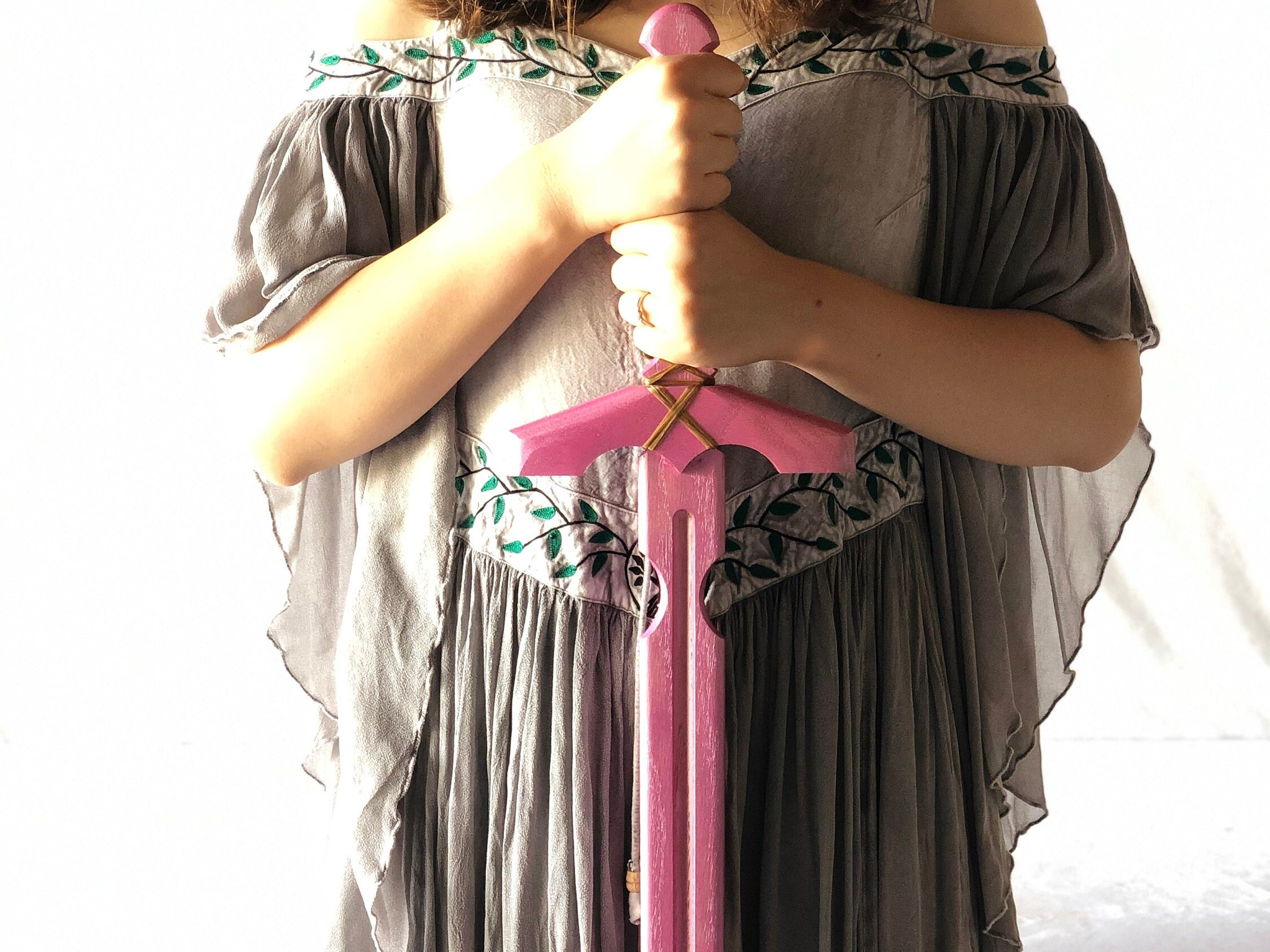 Handcrafted Wooden Viking Sword for Adult Teen Cosplay Costume Weapon ...