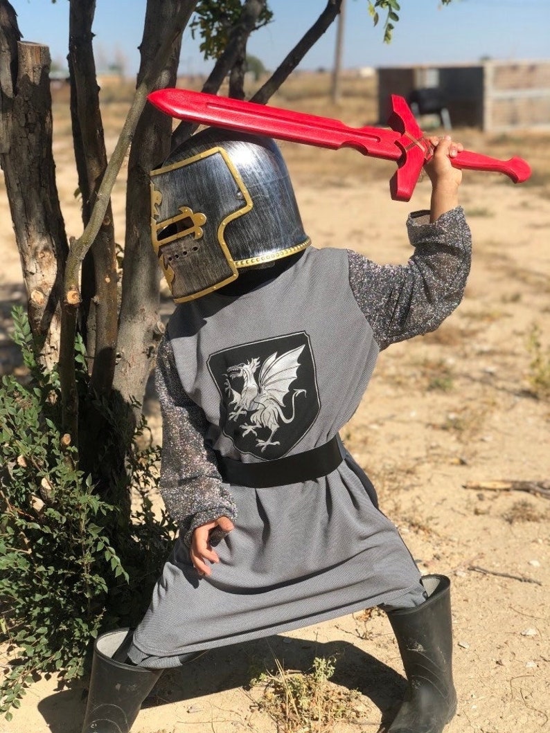 Handcrafted Wooden Sword for Kids Costume Weapon Solid Oak or Hickory ...