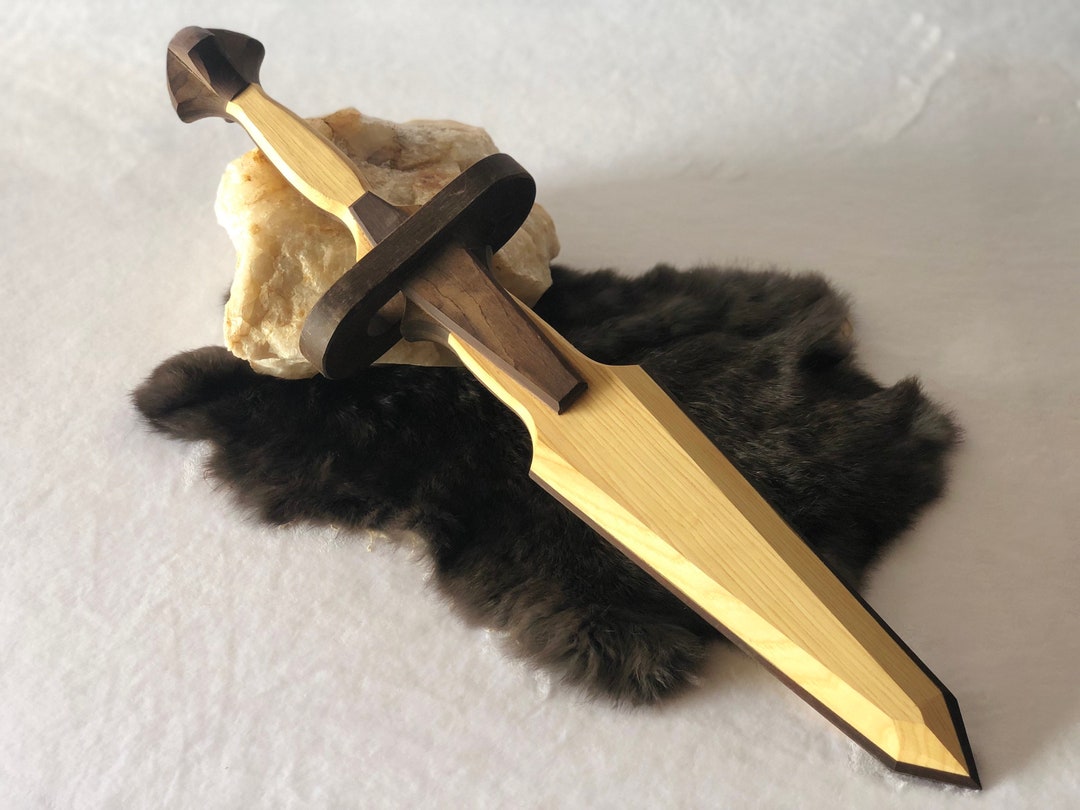 Wooden Short Sword for Adults - Custom Handcrafted Costume Weapon ...