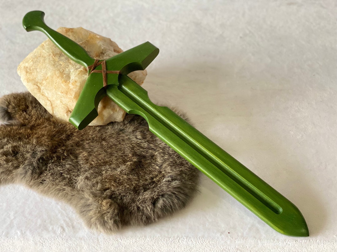 Handcrafted Wooden Sword for Kids Costume Weapon Solid Oak or Hickory ...