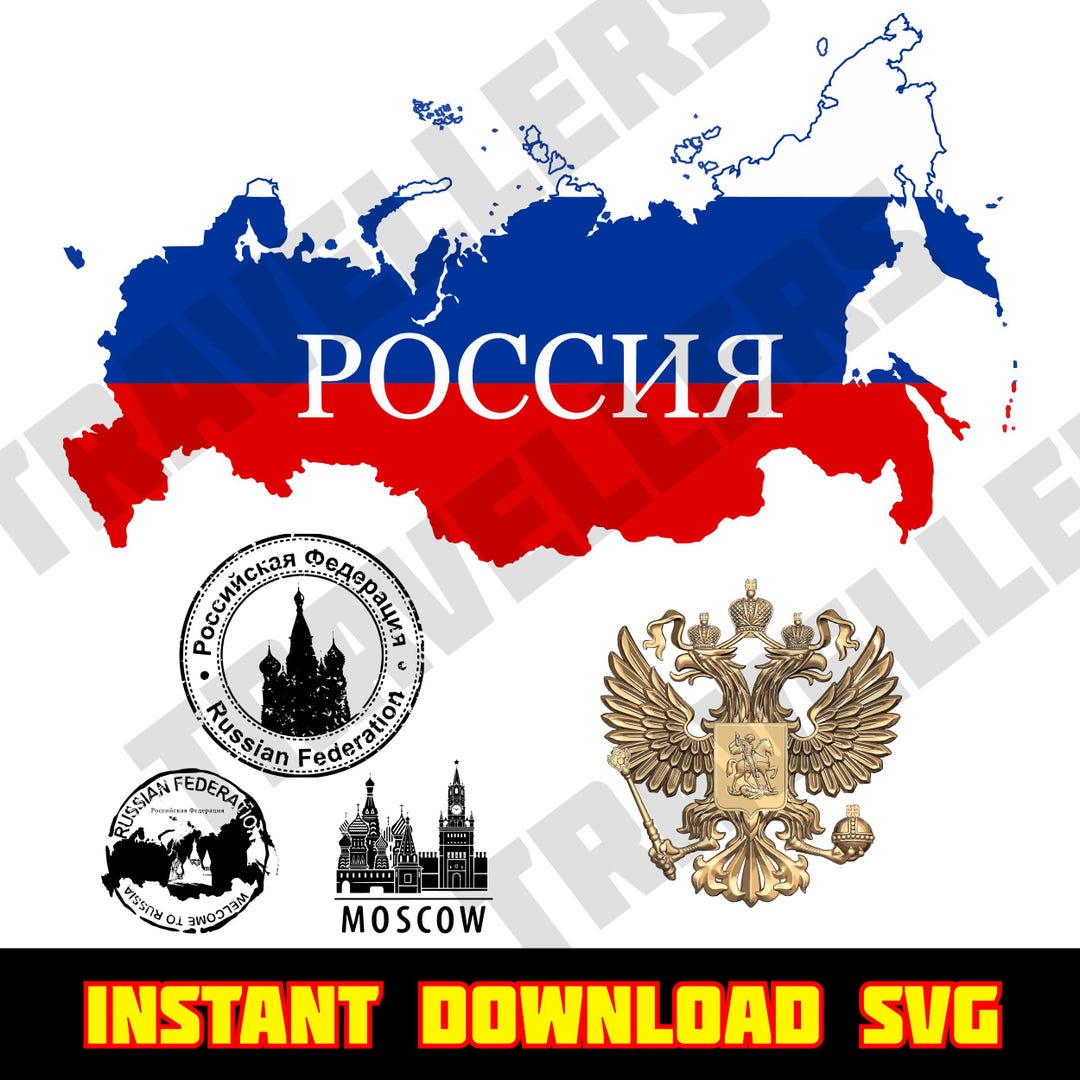 RUSSIA MAP SVG, Russia Map Vector, Russia Map Icon, Russia Map Clipart ...
