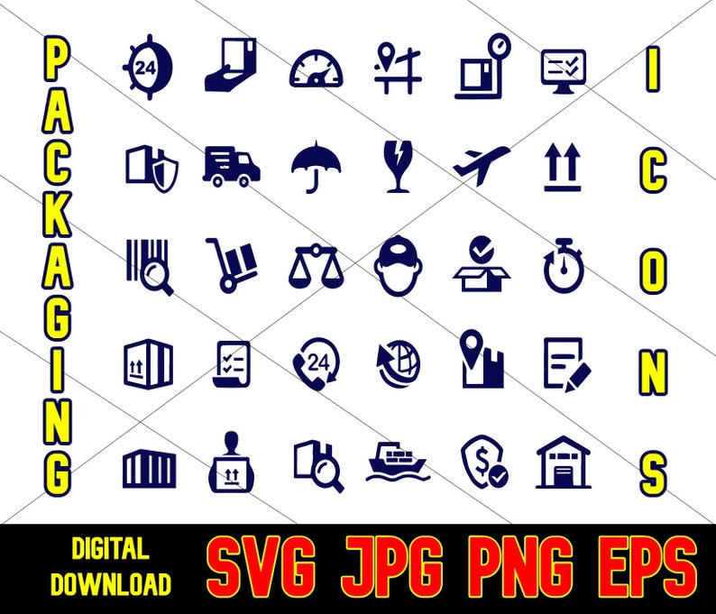 Packaging SVG, Packaging Vectors, Packaging Clipart, Packaging Icons ...