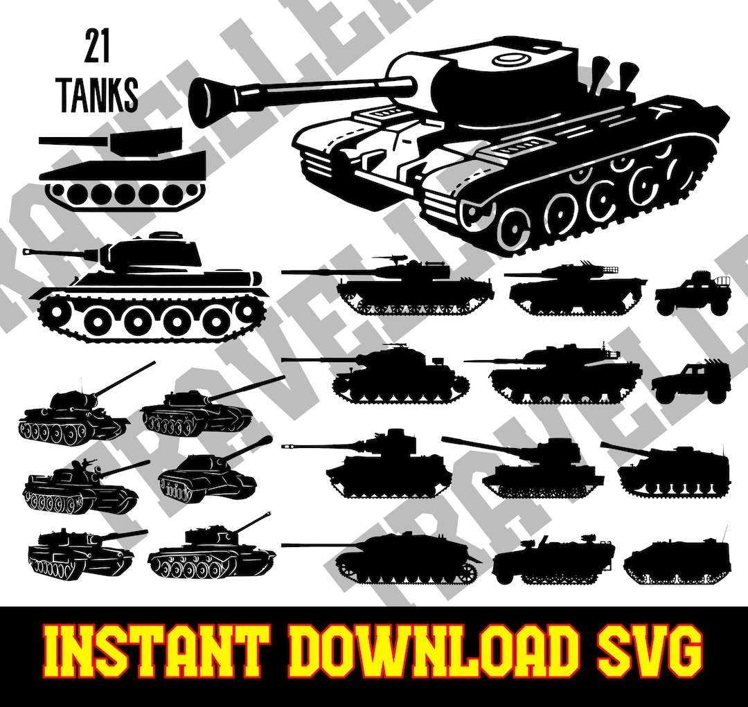 TANKS SVG Bundle, Tanks Png Bundle, Tanks Clipart, Tanks Silhouette ...