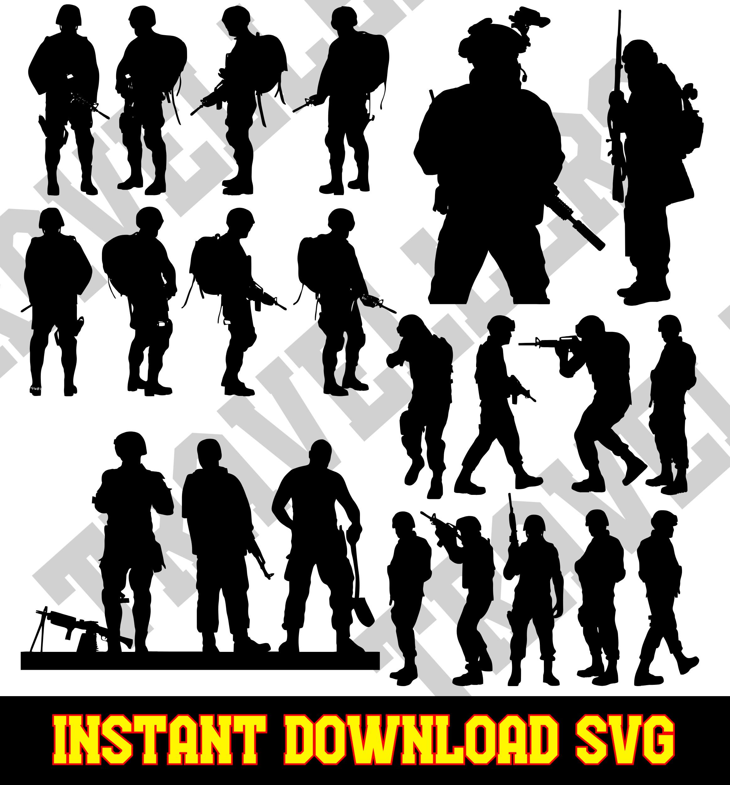 SOLDIERS SVG Bundle, Soldiers Png Bundle, Soldiers Clipart, Soldiers ...
