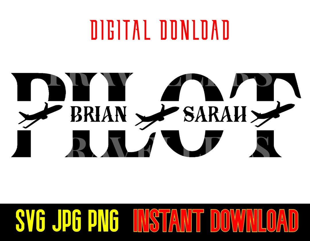 PILOT svg pilot vectors svg, pilot clipart svg, pilot word clipart ...