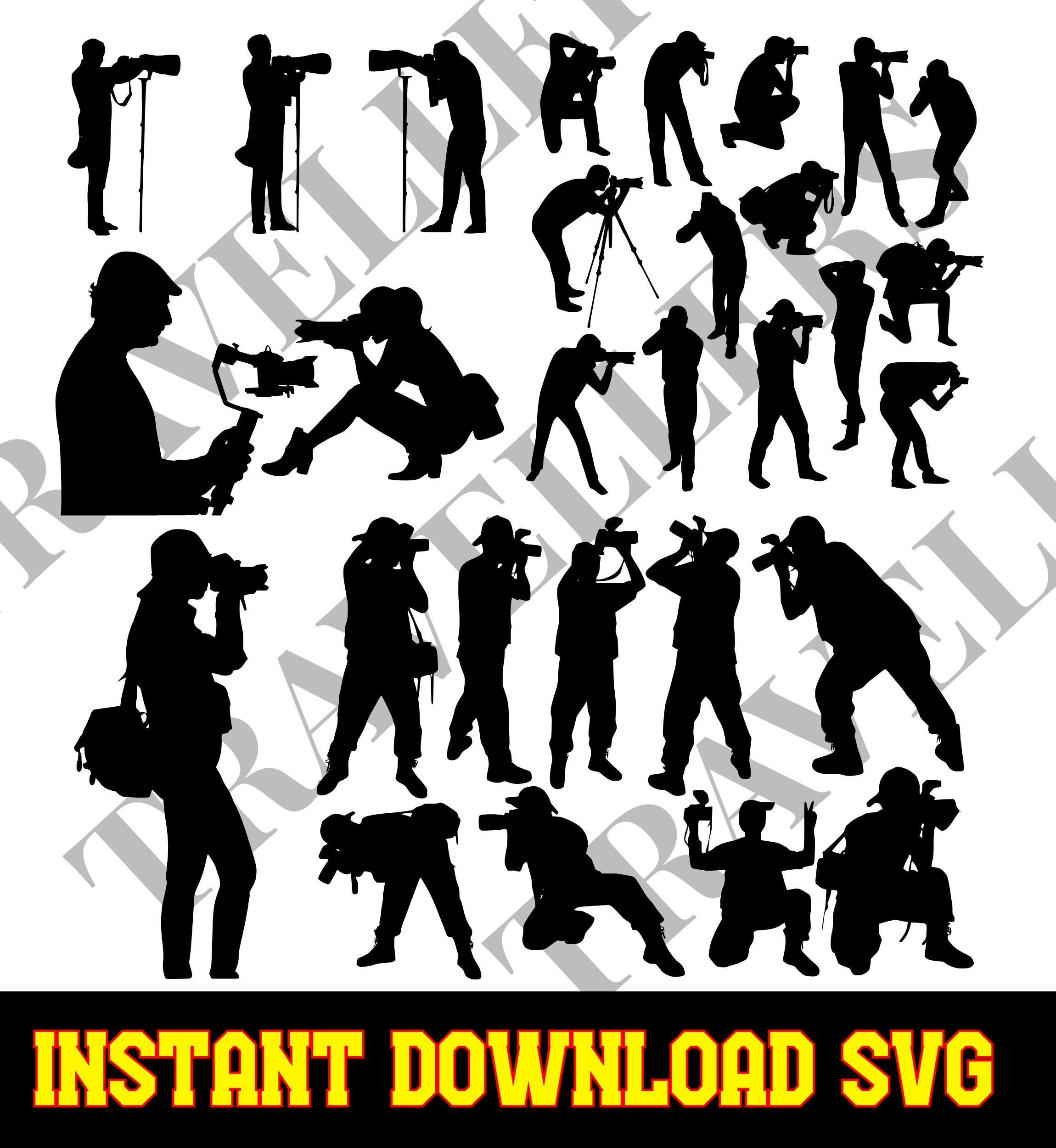 PHOTOGRAPHER SVG, Photographer Bundle, Photographer Clipart ...