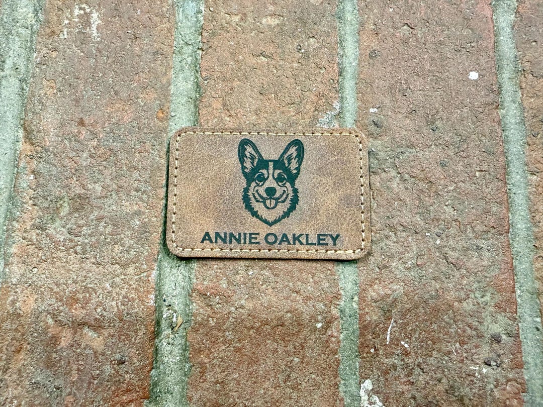 Custom Dog Leather Patch, Iron-on Applique - Etsy