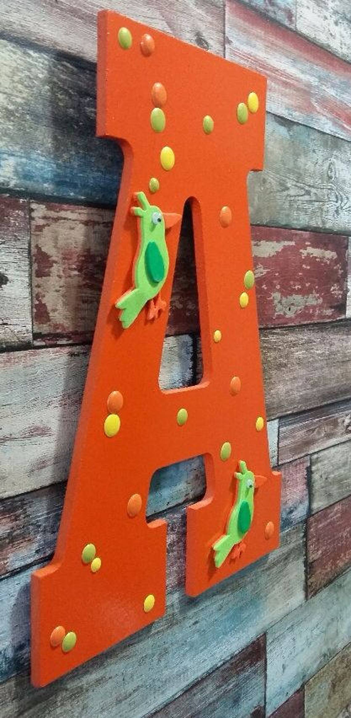 Home Decor Wooden Letter A , Wall Decor A , Living Room Decor A ...